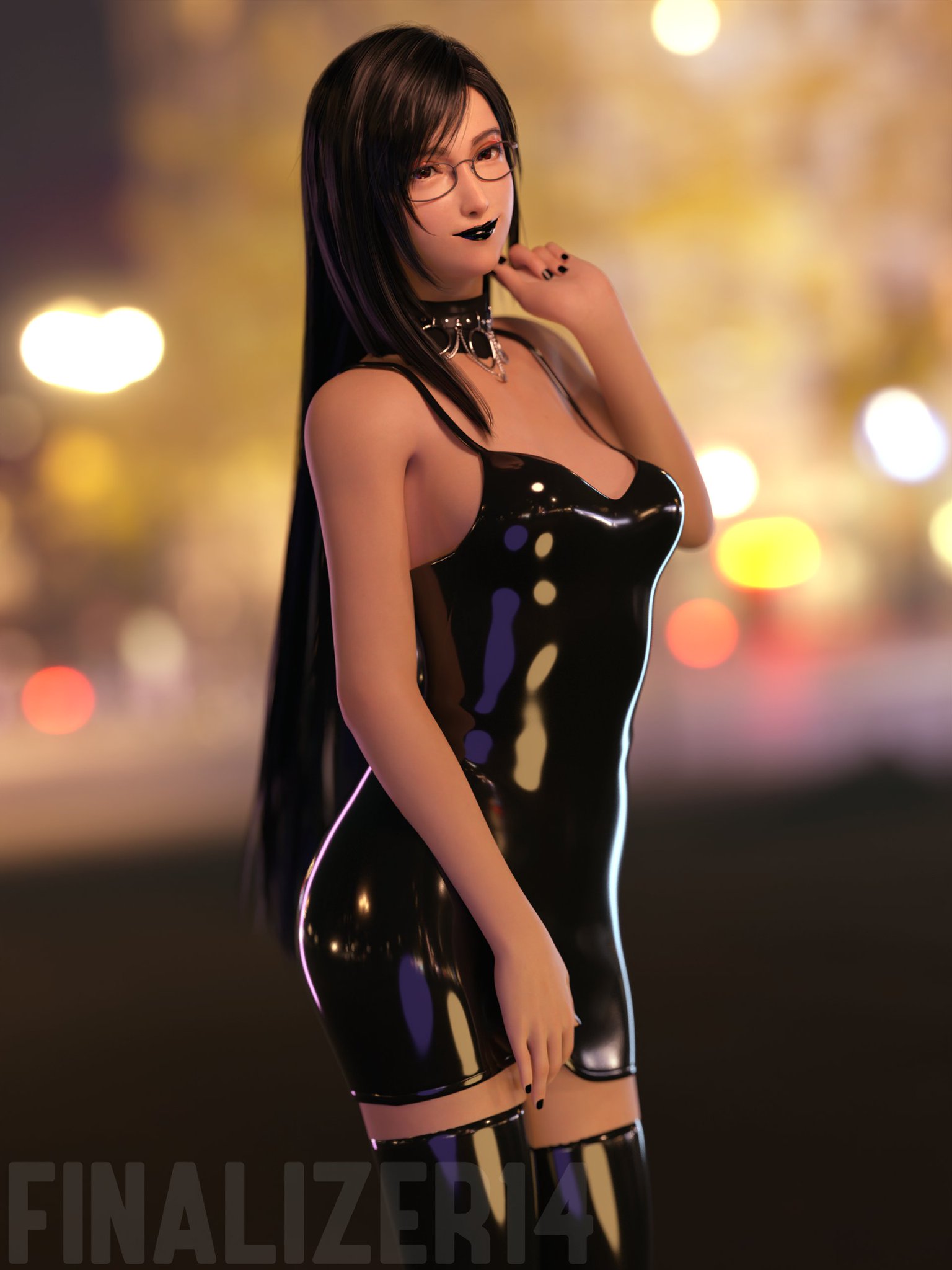 Finalizer on Twitter: "Latex Friday Tifa 🖤 https://t.co/viygJJiI7A" / Twitter