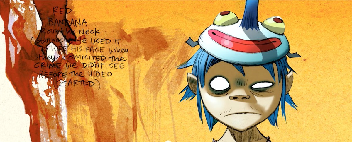 Gorillaz 2d Stylo Mask