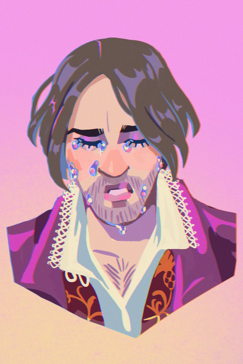 「Just a lil sad jaskier 」|Mic Dix 🎸(comms closed)のイラスト