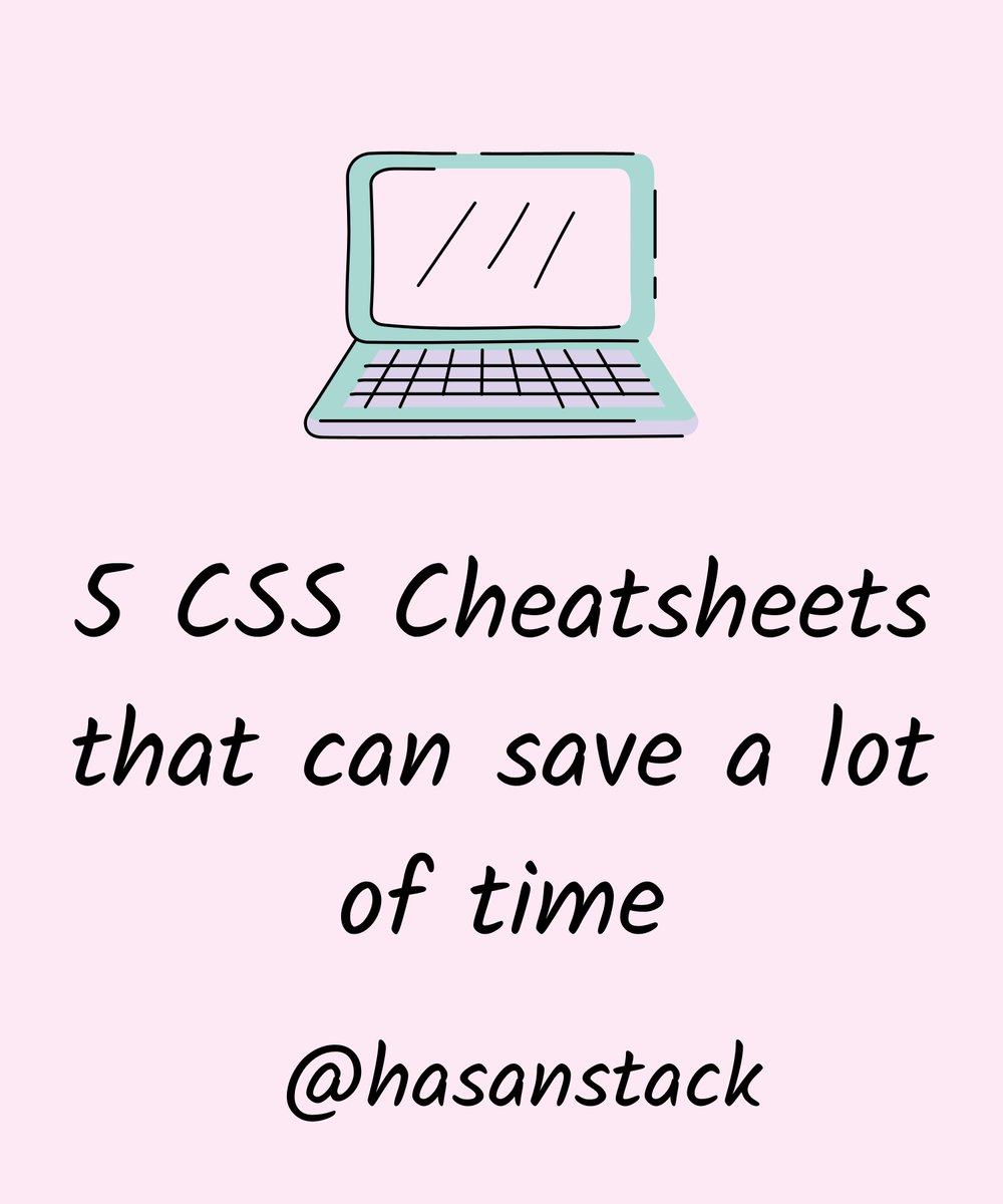 5 Css Cheatsheets That Can Save A Lot Of Time A Thread🧵 Css Blog المسلسل من Hasan Toor
