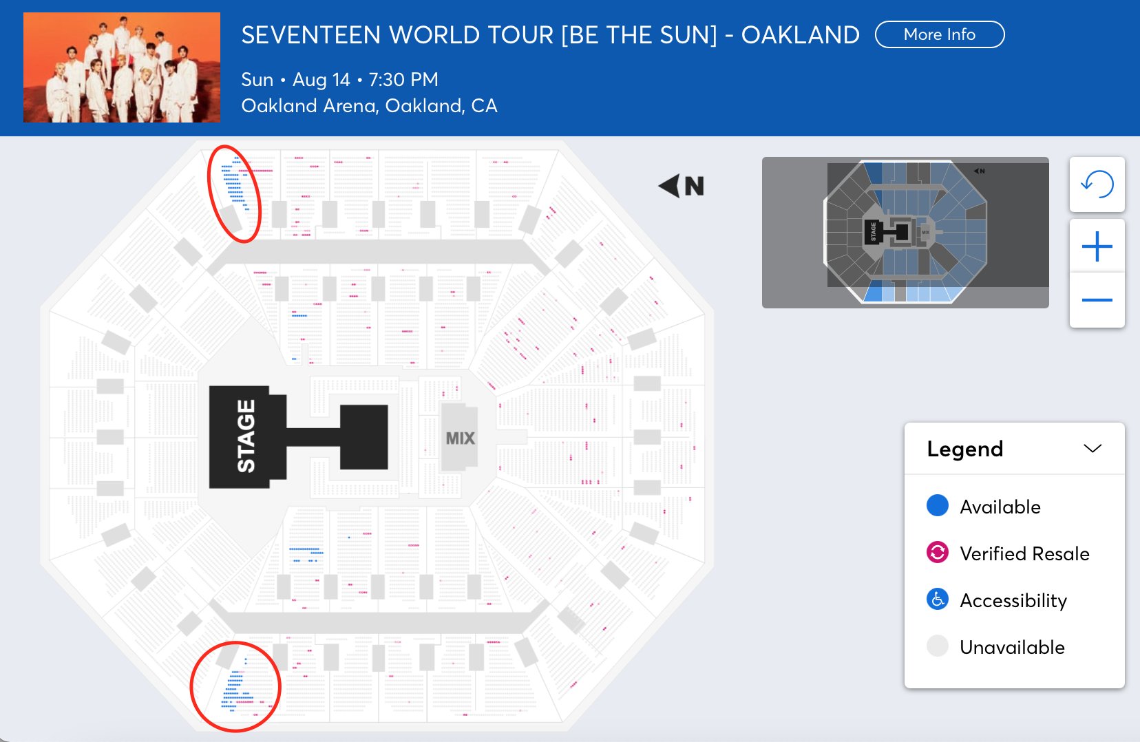 Oracle Arena Seating Chart Concert