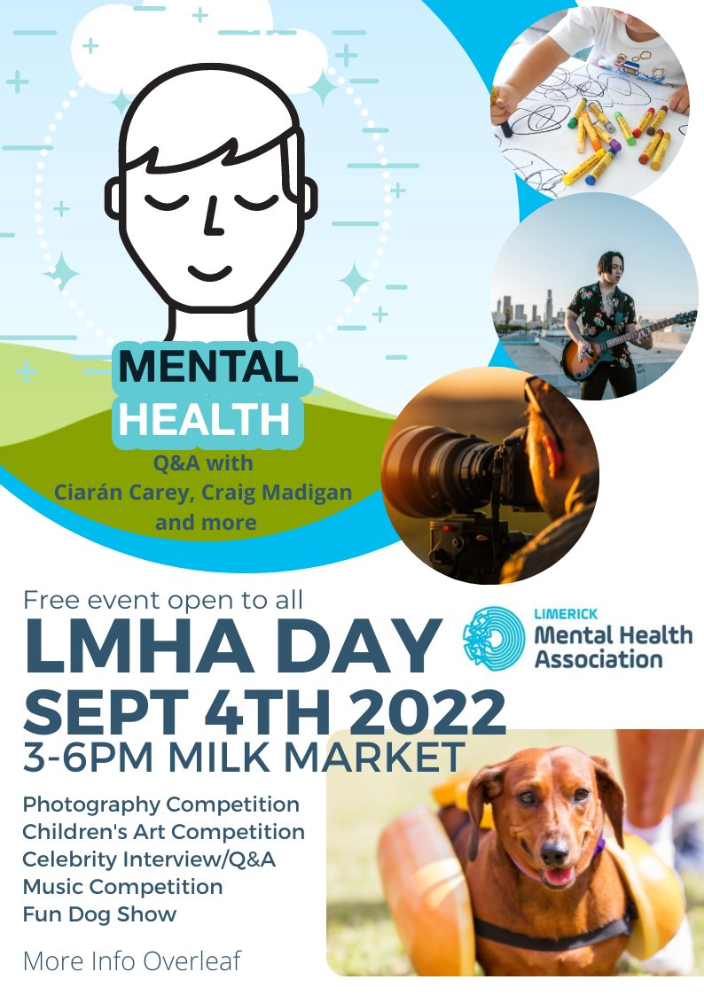 Limerick Mental Health Week 2021 - Programme of Events (Oct 8th - 15th ...