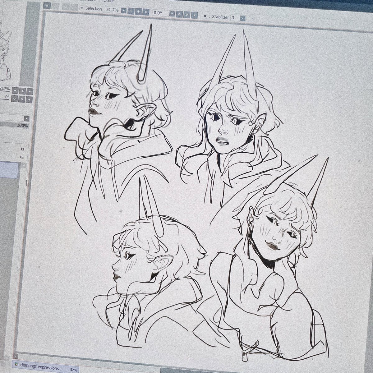 「little pencil warm up 🔪 」Cyarin / Laura の漫画