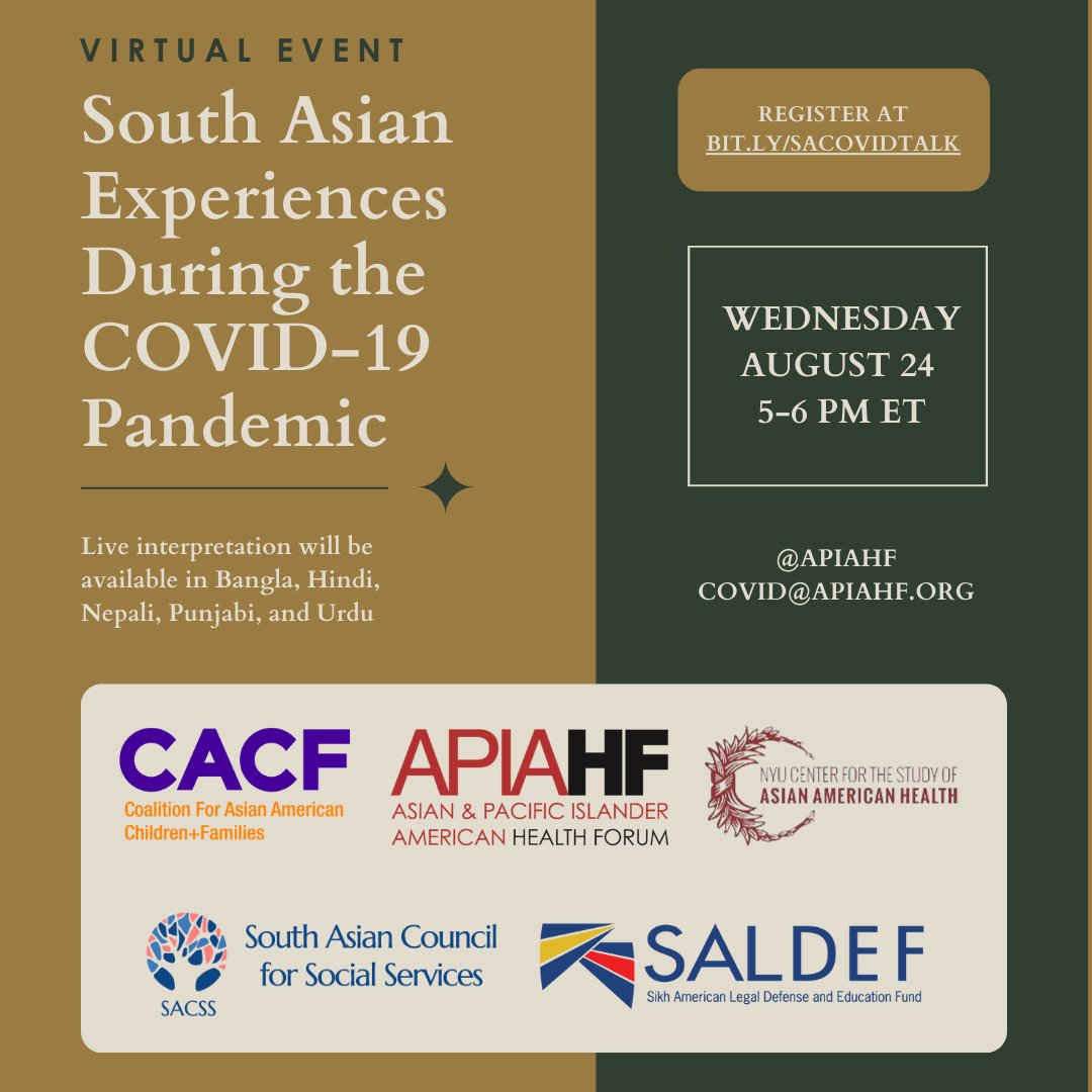 CSAAH on Twitter: "On August 24 from 5pm-6pm ET, join @NYU_CSAAH and our partners @sacssny ...