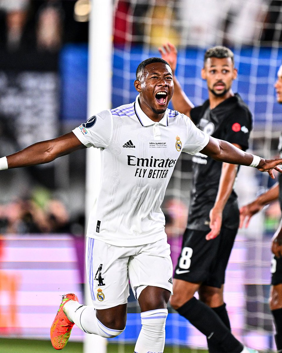 David Alaba opens the scoring for Real Madrid 💥 B/R Football @brfootball