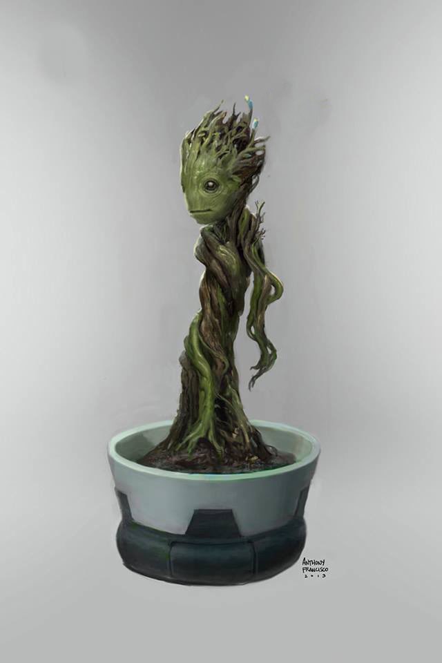 Groot Tree Dancing