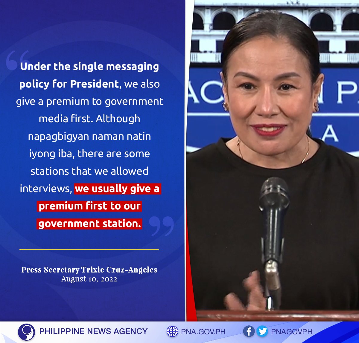 Philippine News Agency On Twitter The Office Of The Press Secretary