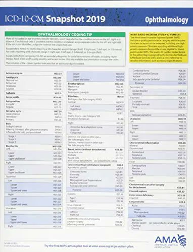 [PDF] READ ICD-10-CM 2019 Snapshot Coding Card: Ophthalmology by American Medical Association ...