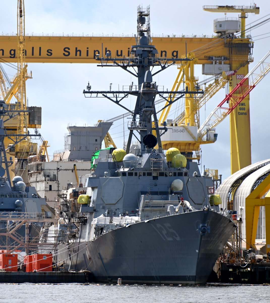 Chris Cavas on Twitter: "JACK H LUCAS DDG125, the 1st Flight III Arleigh Burke-class destroyer ...