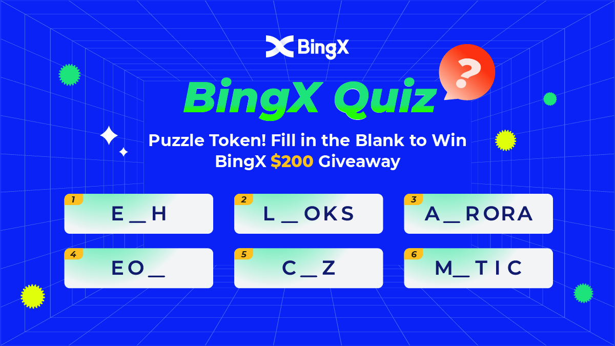 BingX @ Token 2049 London on Twitter: "#BingX Fam, bring you this week's game! #BingX Quiz💎 😜Can ...
