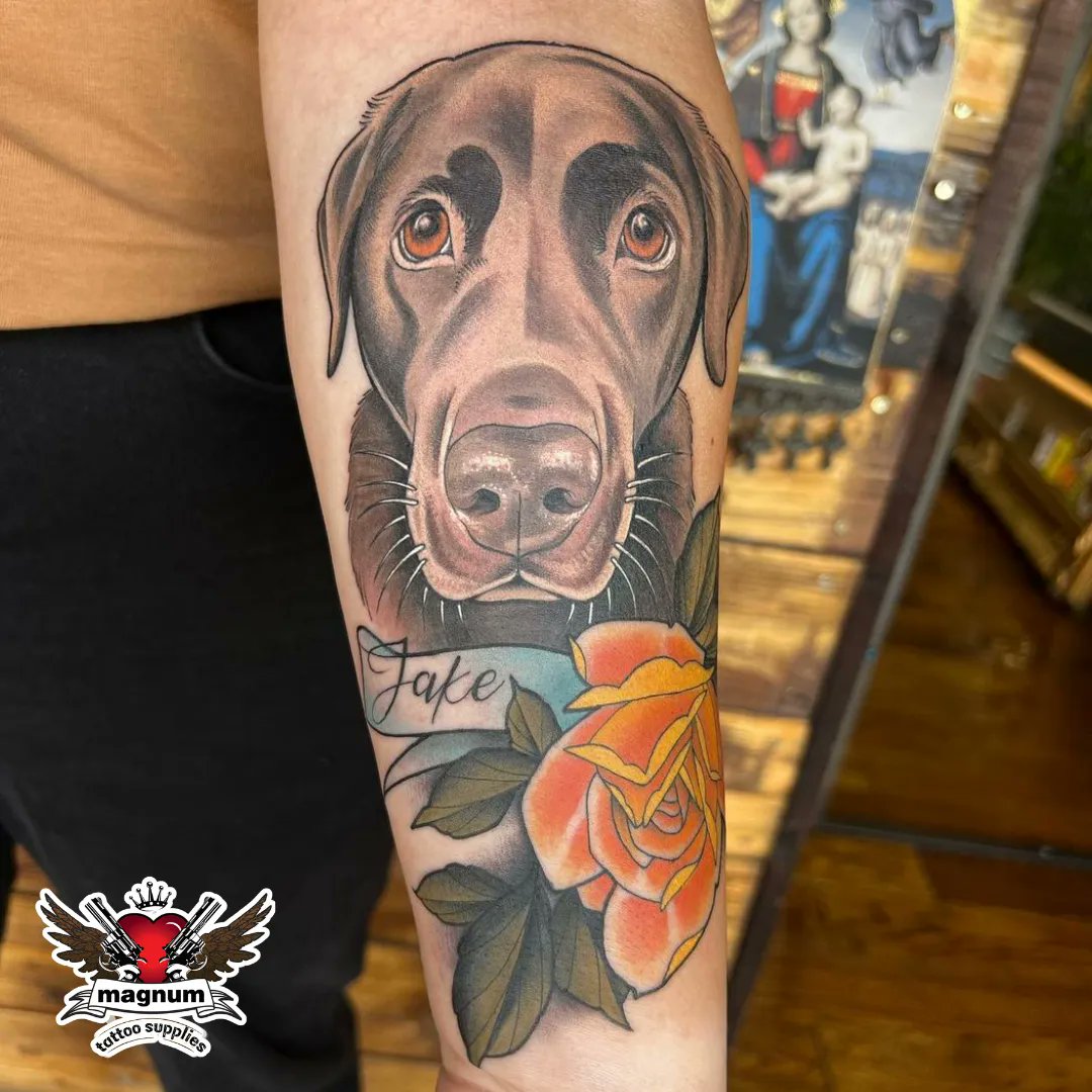Yellow Labrador Tattoos