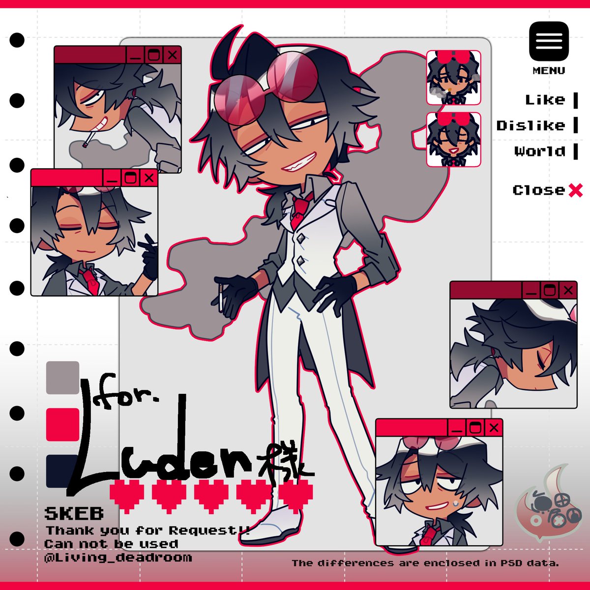 「Skebを納品しました! https://t.co/vkb99krYZH 」眞田咋の漫画