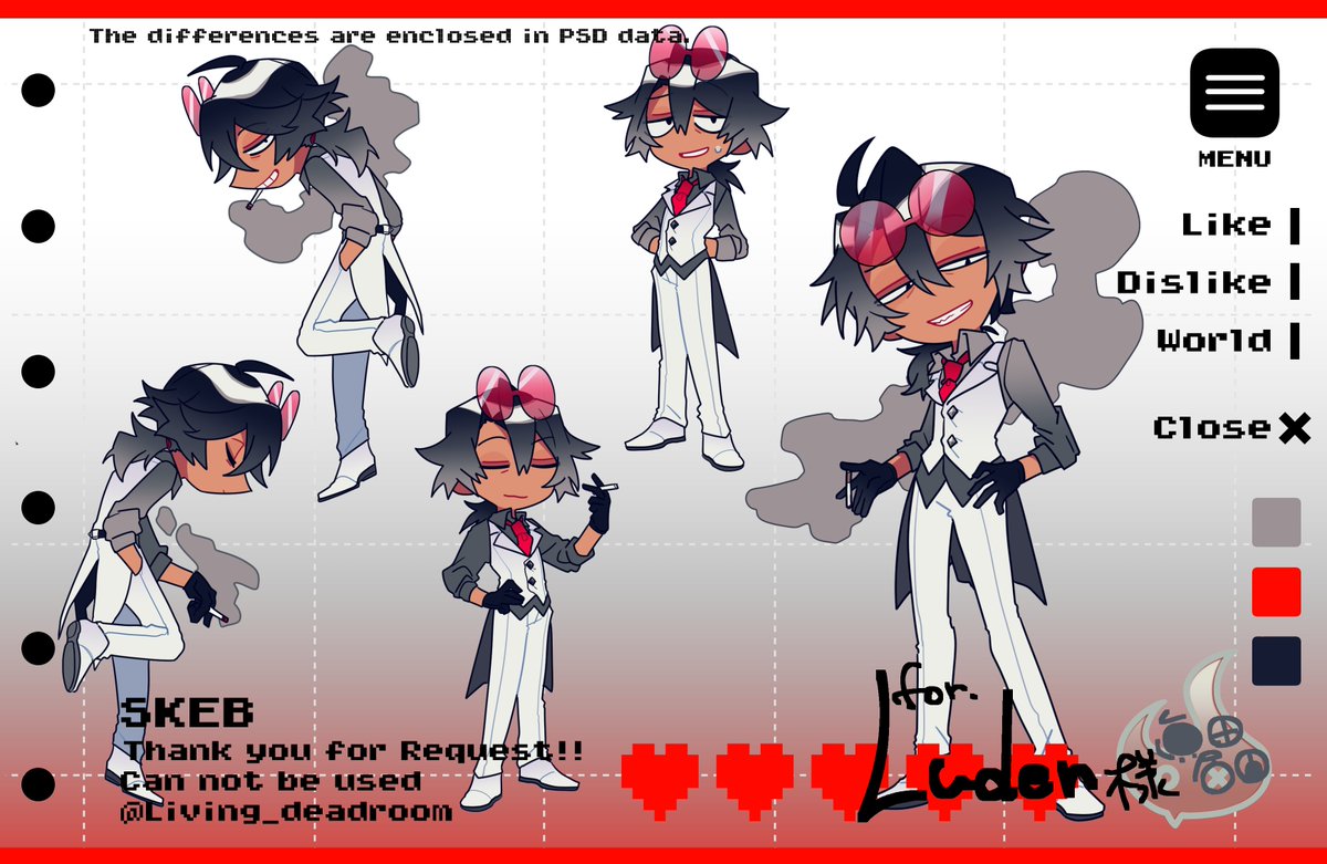 「Skebを納品しました! https://t.co/vkb99krYZH 」眞田咋の漫画