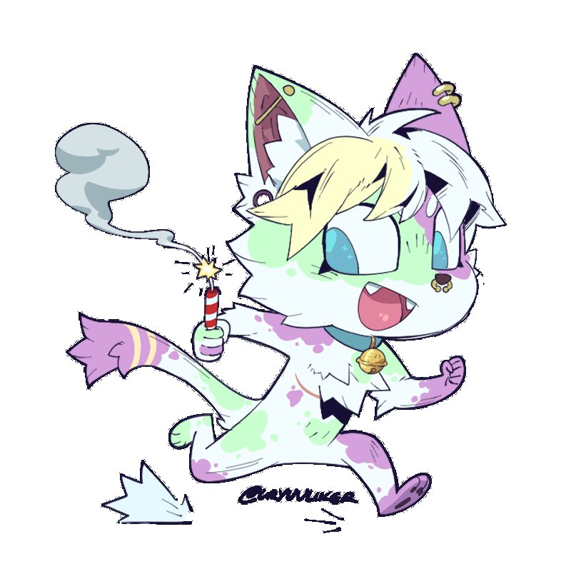 「Paid off rent and bills, please consider」|axel 👹 @ pinnedのイラスト