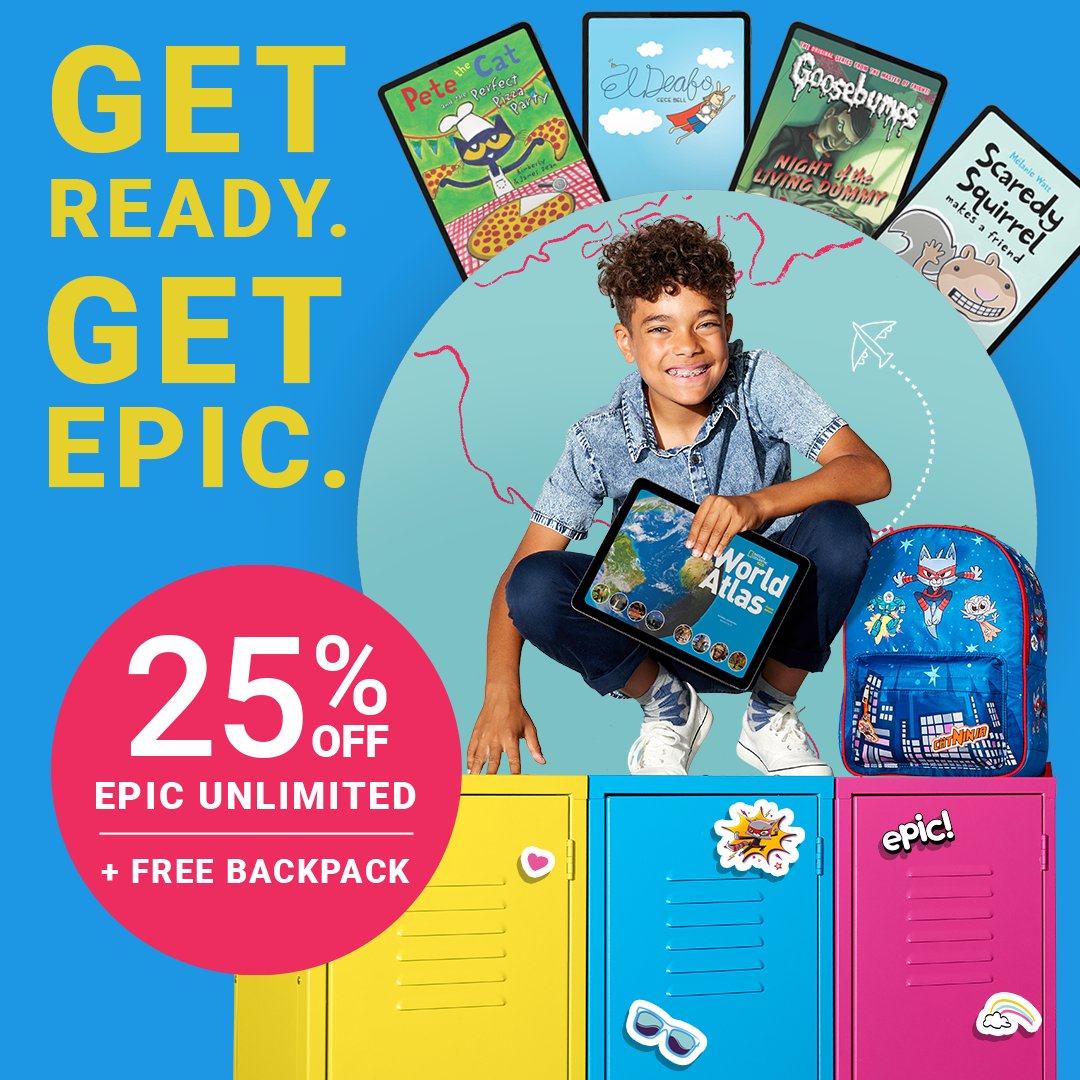 Epic for Kids on Twitter: "Pencils? ️ Backpack? ️ A world of books? ️ ...