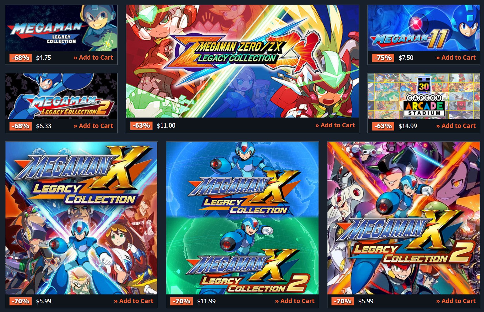 Wario64 on Twitter: "Mega Man franchise sale on Gamesplanet flash sale https://t.co/oYqoi9PyaO # ...