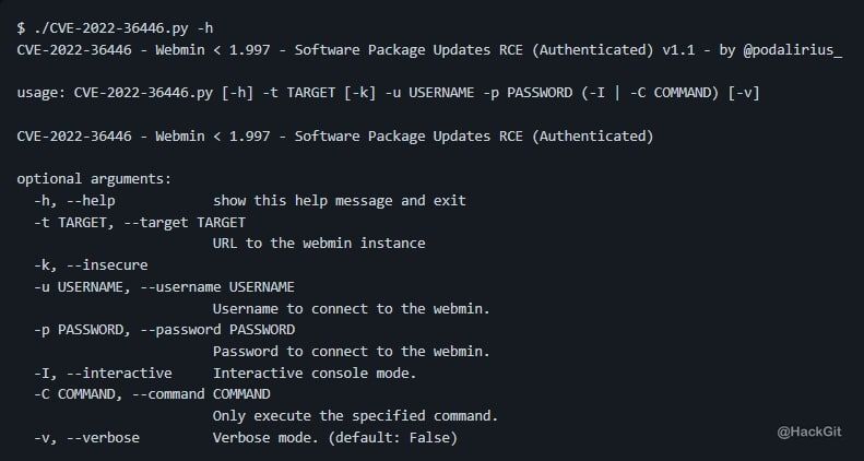Hackgit On Twitter Cve 2022 36446 A Python Script To Exploit Cve 2022 36446 Software Package