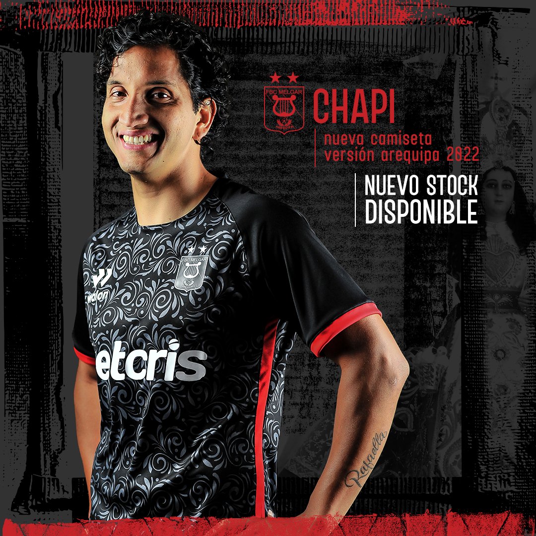 FBC Melgar on Twitter: "Nuestra identidad y devoción, CHAPI ️🖤 Sobrin@, hoy te traigo un NUEVO ...