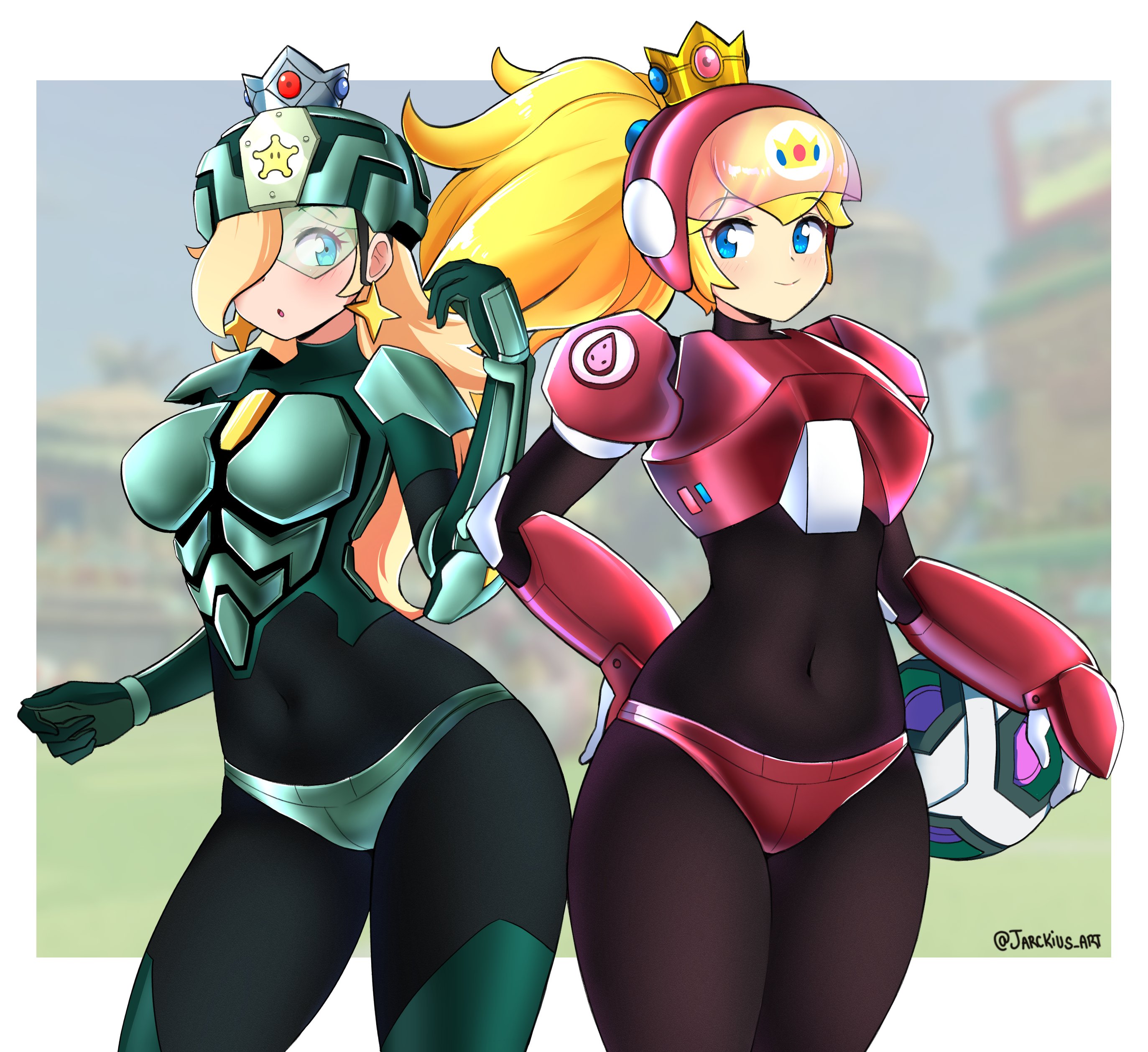Jarckius Art on Twitter: "Rosalina x Peach ⭐️🍑 #fanart #MarioStrikersBattleleague https://t.co ...