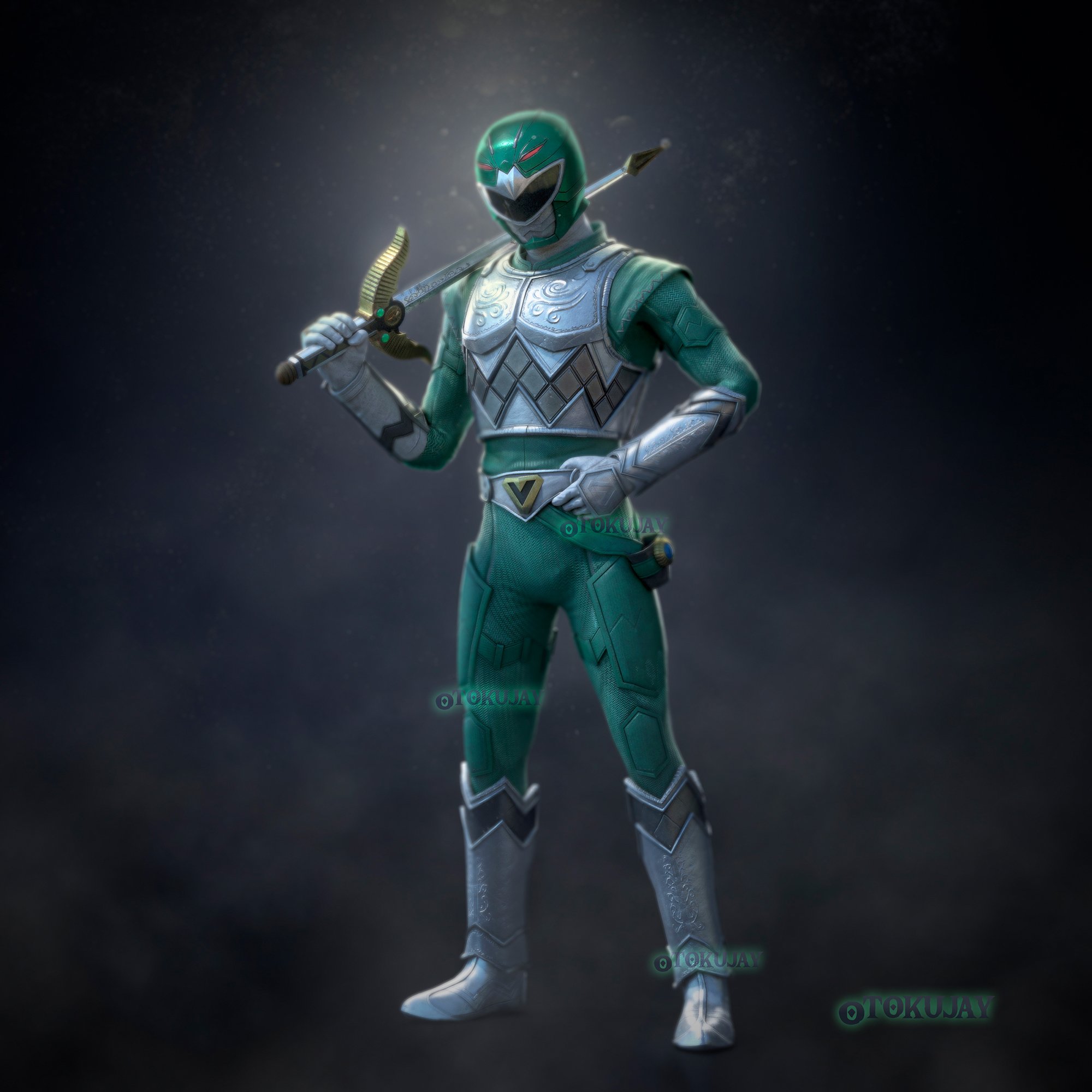 Power Rangers Lost Galaxy Green Ranger