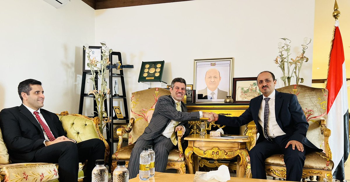 1-I was honored to meet HE Stephen Fagin, US Ambassador to Yemen ...