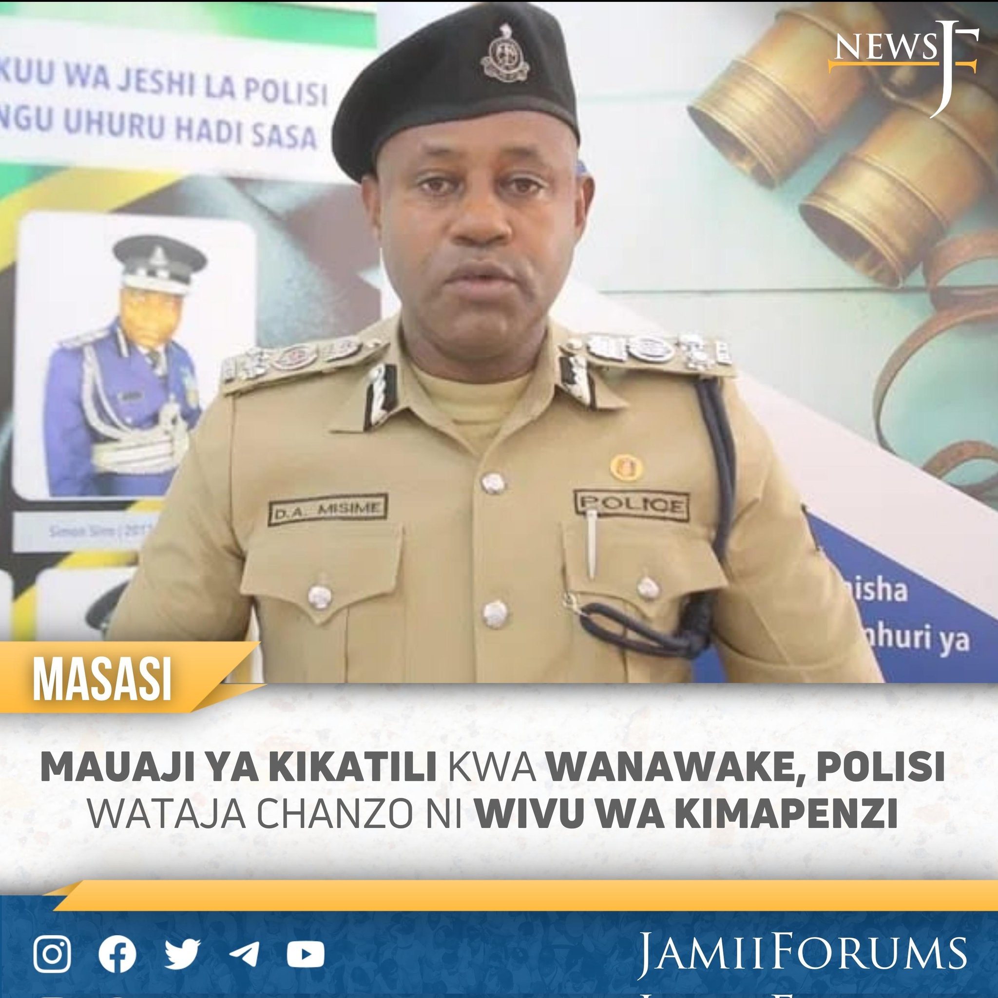 Jamii Forums on Twitter: "MASASI: WIVU WA MAPENZI WATAJWA CHANZO CHA MAUAJI YA WANAWAKE Jeshi la ...