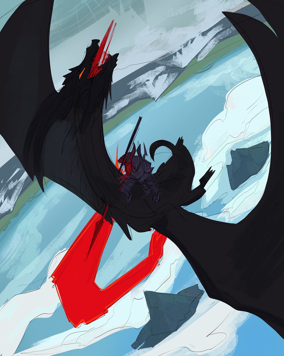 weapon dragon armor holding holding weapon flying wings illustration images