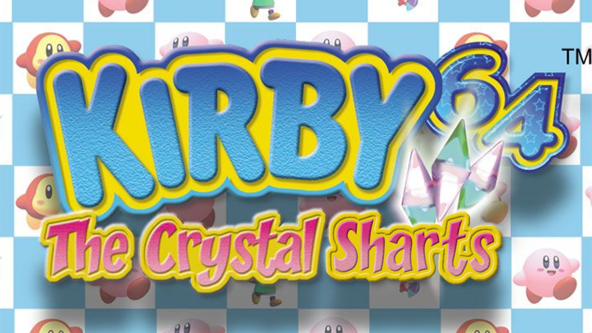 Video Game Logo Archive on Twitter: "Kirby 64 The Crystal Shards - Kirby 64 The Crystal Sharts ...
