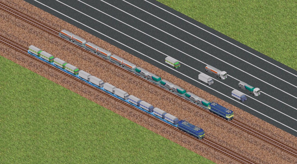 Simutrans Addon Portal on Twitter: "「JR貨物クキ1000形・クム1000系ピギーバックセット ver.3」更新 https://t.co ...