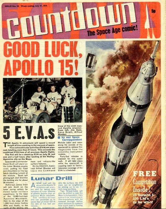 Graeme Wood on Twitter: "From July 1971 COUNTDOWN WEEKLY features Countdown! Apollo 15! Doctor ...