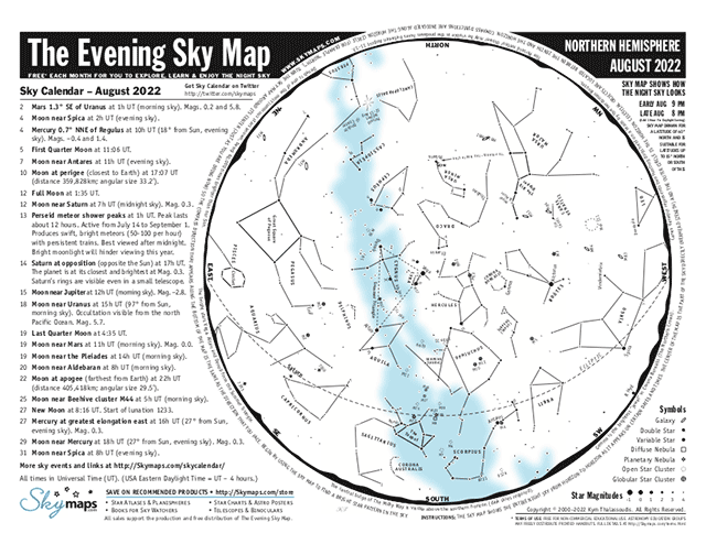 Astronomy Maps And Charts 2022