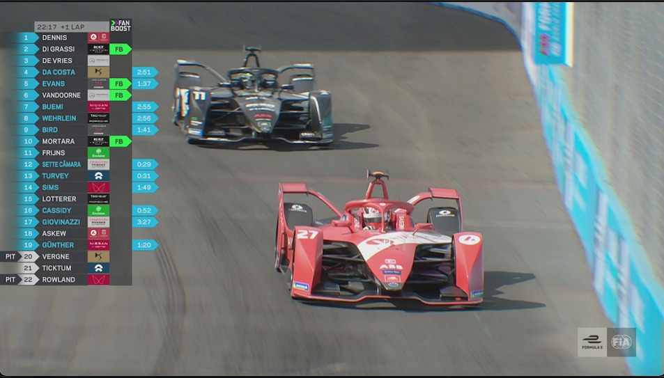 ABB FIA Formula E World Championship on Twitter: "Here's the drivers you awarded a FANBOOST! 🇬🇧 ...