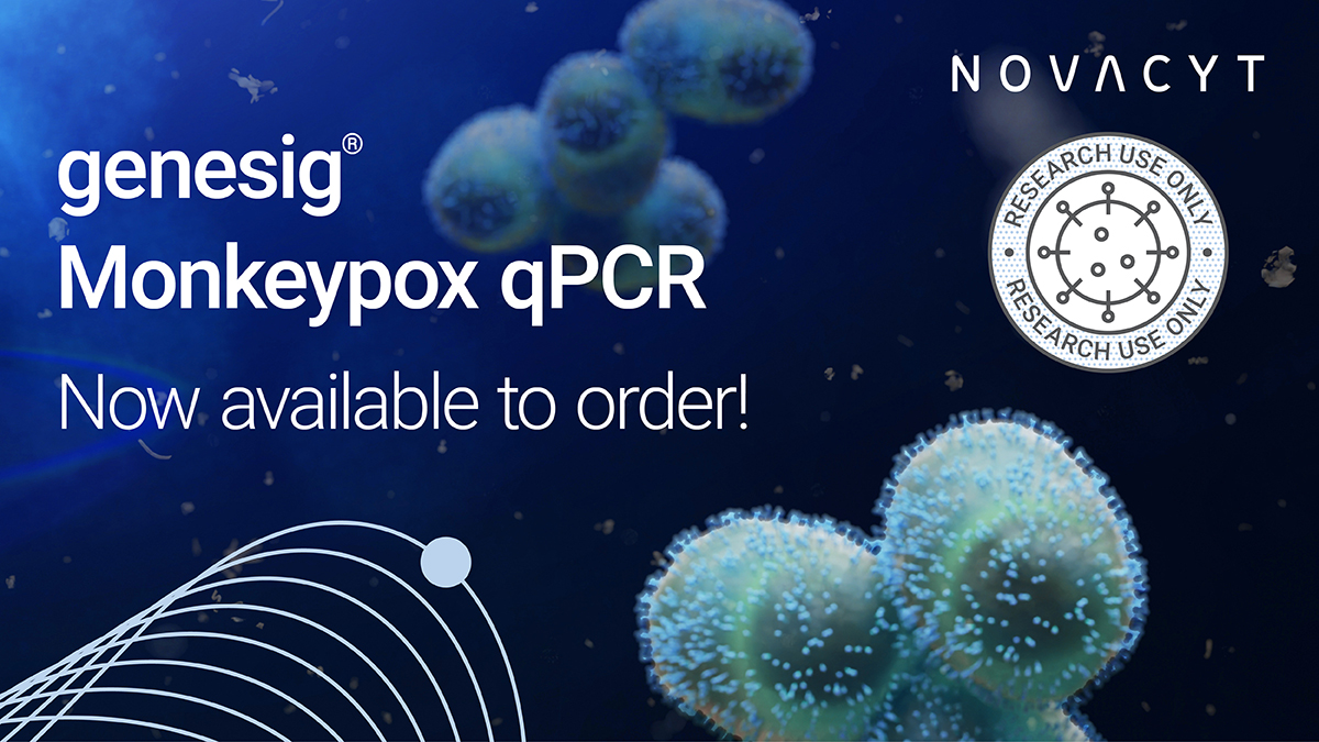 Novacyt on Twitter: "Our newly launched Primerdesign genesig® Easy Kit for #Monkeypox is ...