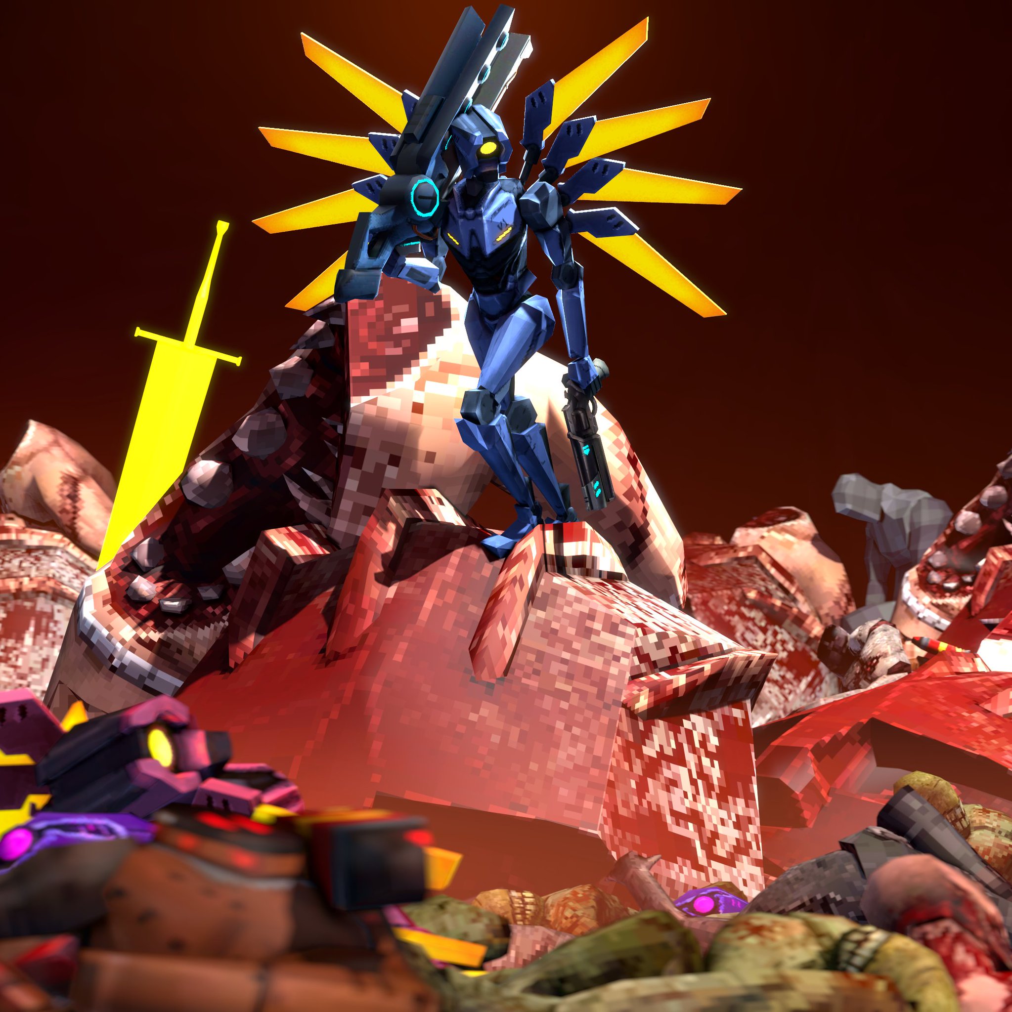 thepinkestbitch on Twitter: "Hell is Empty #SFM #ULTRAKILL https://t.co/cBjjwxvOgI" / Twitter