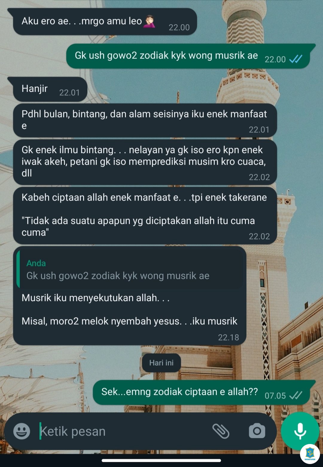 🦈 SUROBOYOFESS 🐊 on Twitter: "-rek salah ta jwbku? Trs dee jwb ngono bener gk seh? Menurutu piye ...