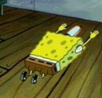 Spongebob Bowing Down
