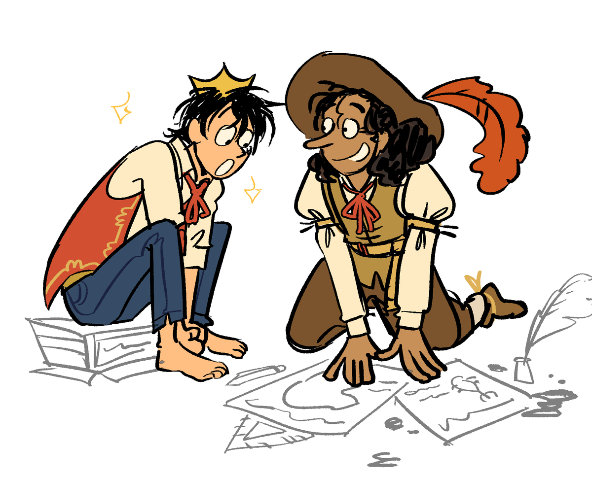 「came up with a few ideas for a silly royal au 👑 」bell 🎃 commissions ...