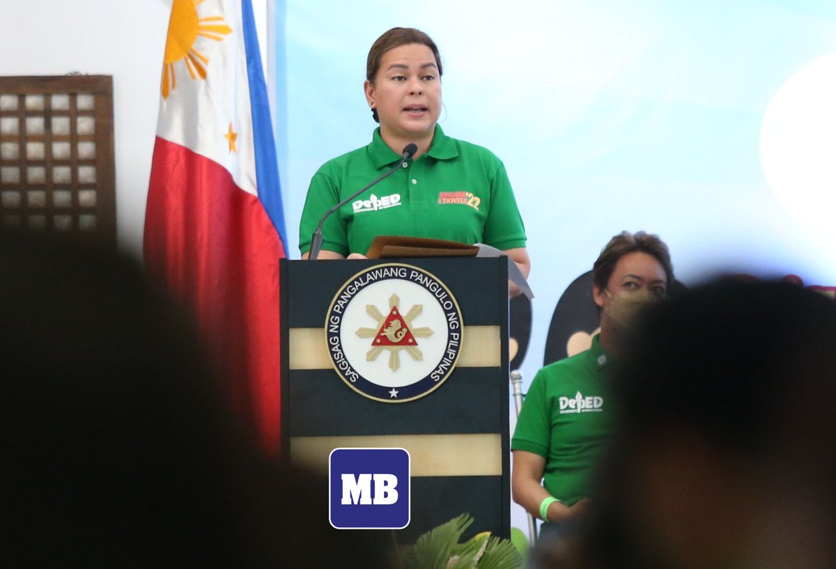 LOOK: Vice President and DepEd Secretary Sara Duterte led the 2022 ...