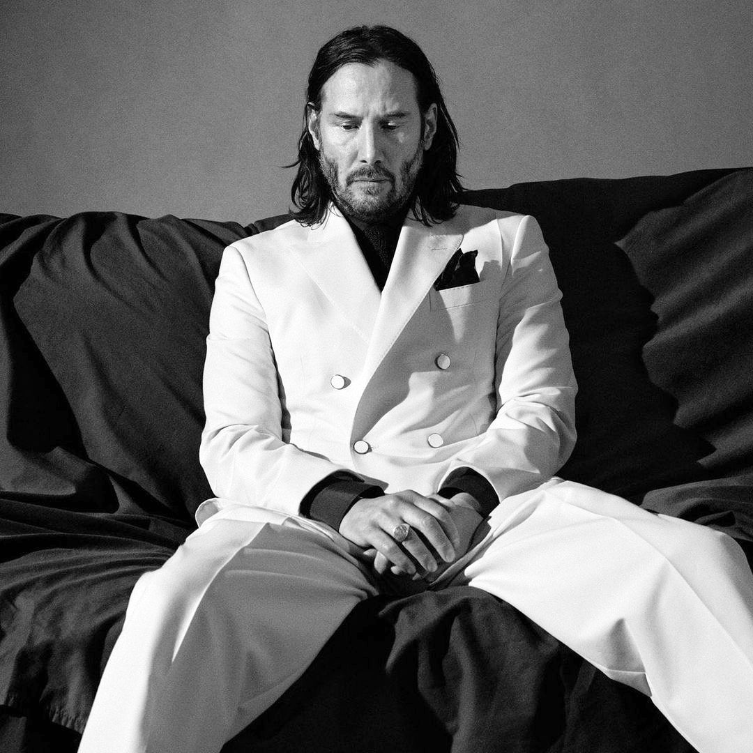 Keanu Reeves photographed by Daniel Jackson WhiteDisc @whitedisc_