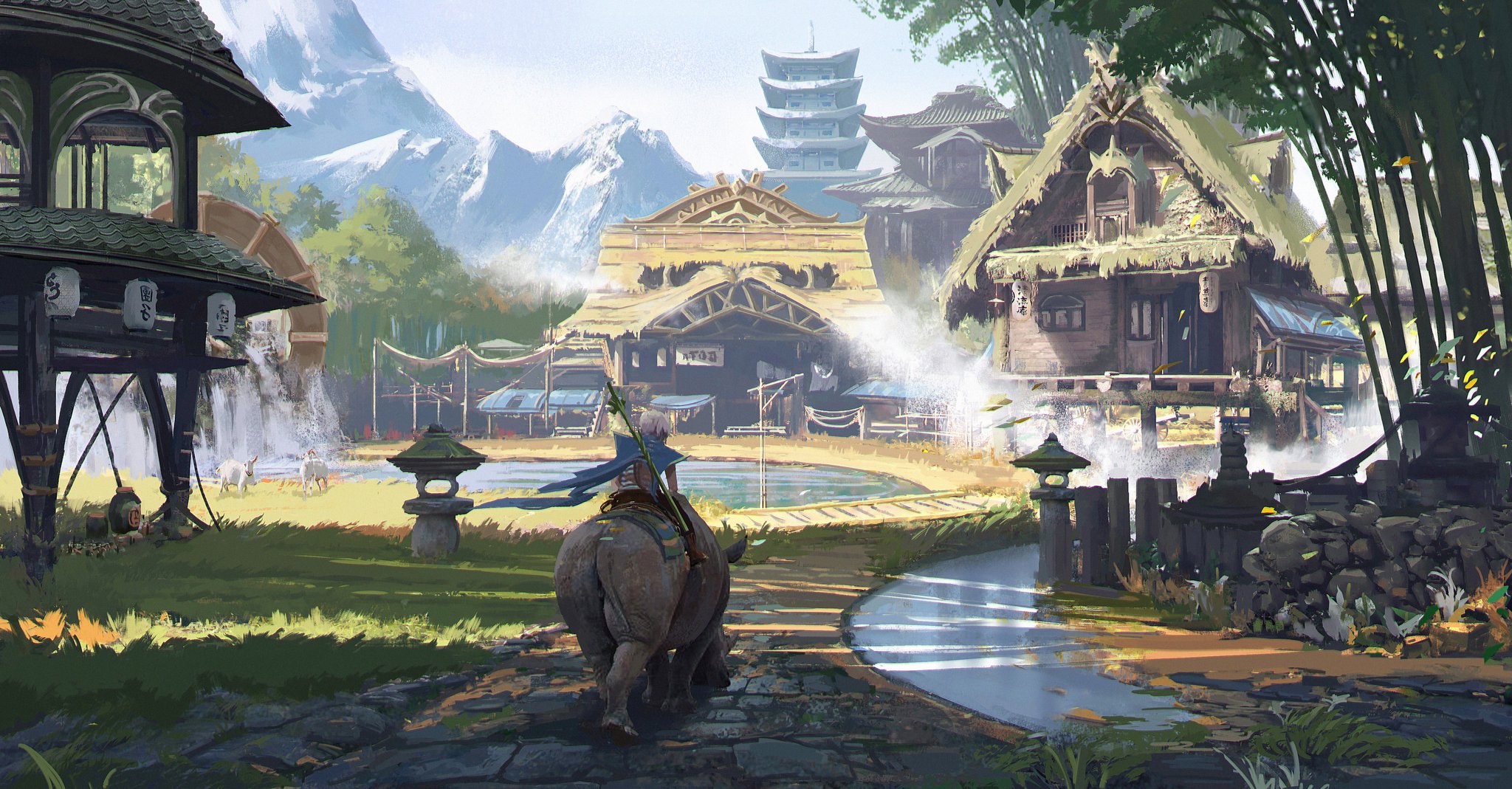 IAMAG on Twitter: "Discover the Art of Donghui Lee, Concept Artist at Tencent, in Shenzhen ...