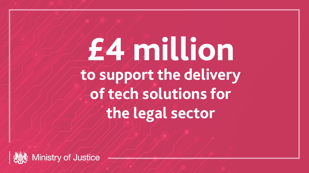 Ministry of Justice on Twitter: "Today we’re announcing an additional £ ...