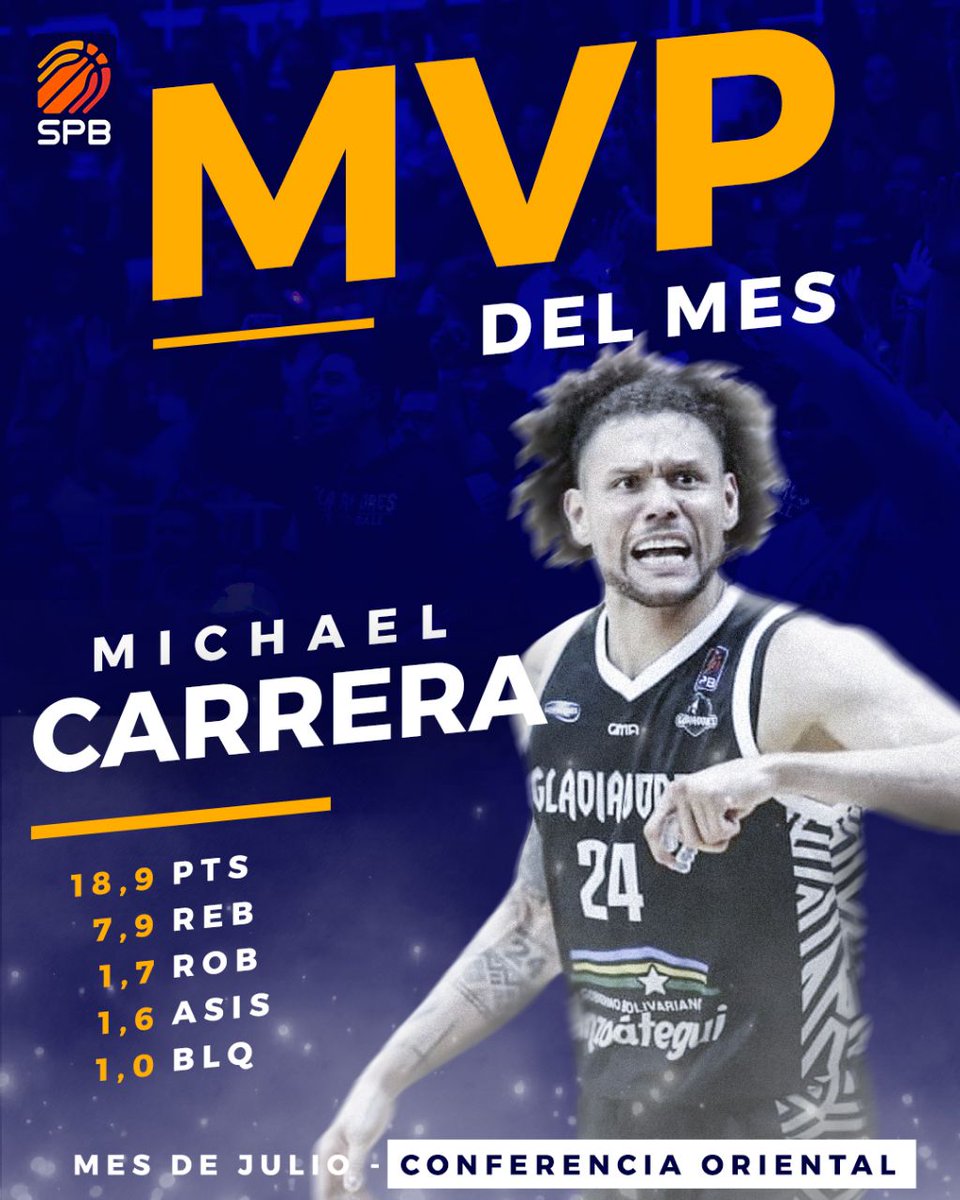🇻🇪 MICHAEL CARRERA Y NÉSTOR COLMENARES, MVP DEL MES DE JULIO EN LA SPB – CANCHA LATINA