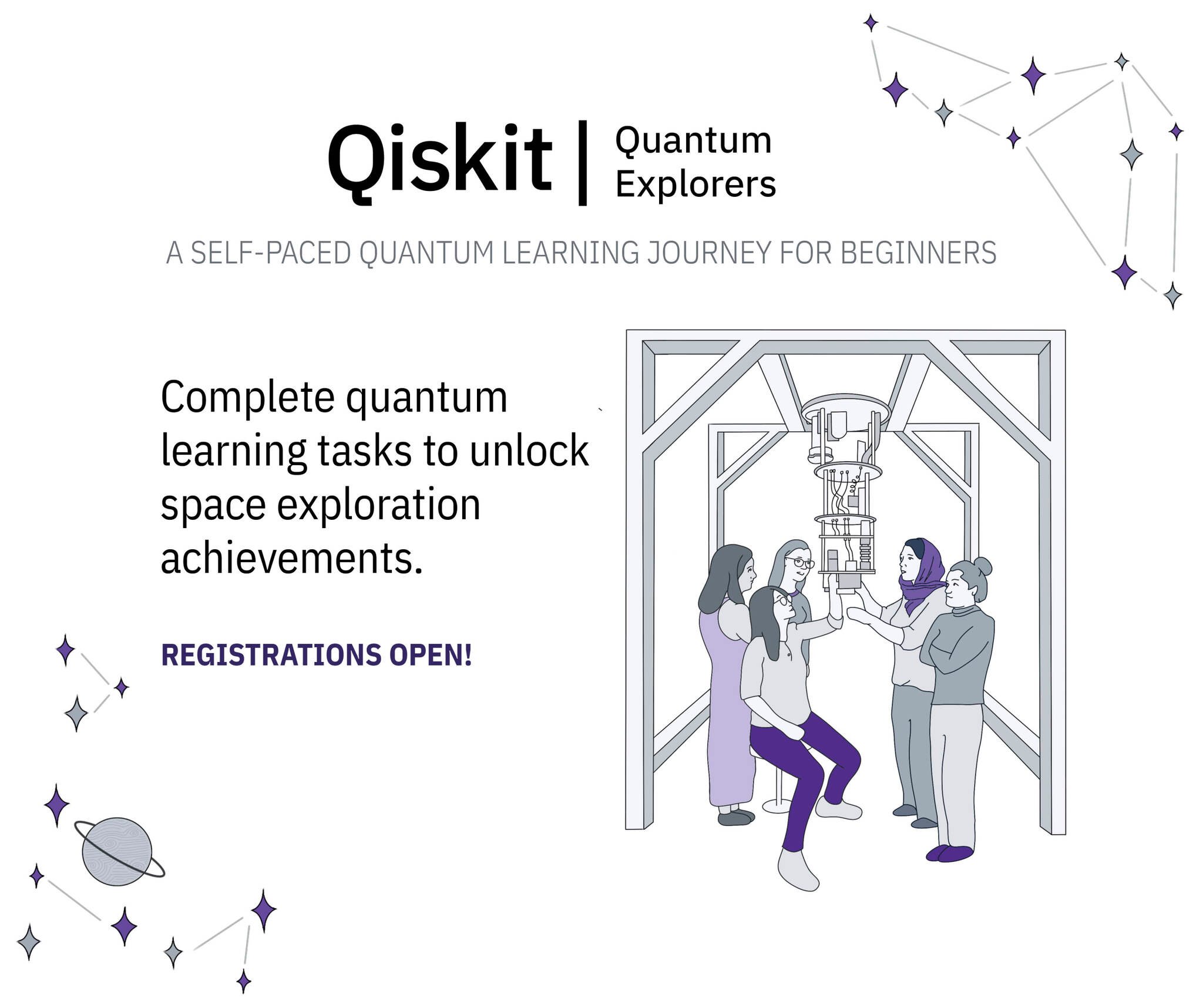 Qiskit on Twitter: "It's time to take off! 🚀 Registration is open for Quantum Explorers: a self ...