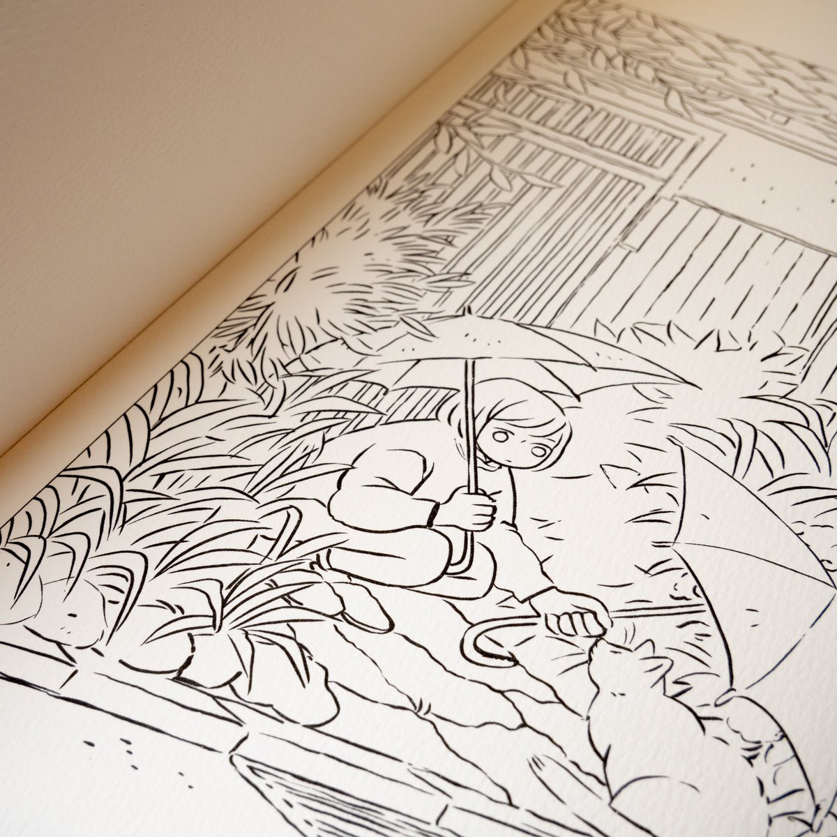 「A comic project about cats and food in the making, just fini」Heikalaの漫画