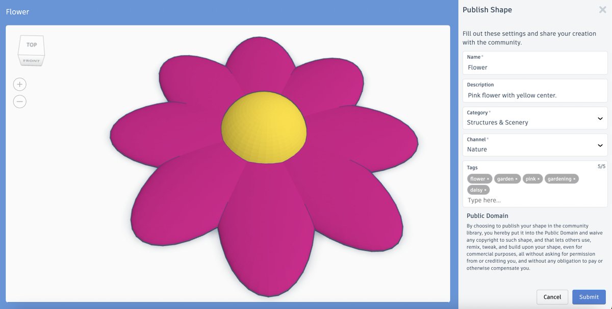 Tinkercad on Twitter: "RT @tinkercad: Do you want to be a Shapes Maker and submit your shapes to ...