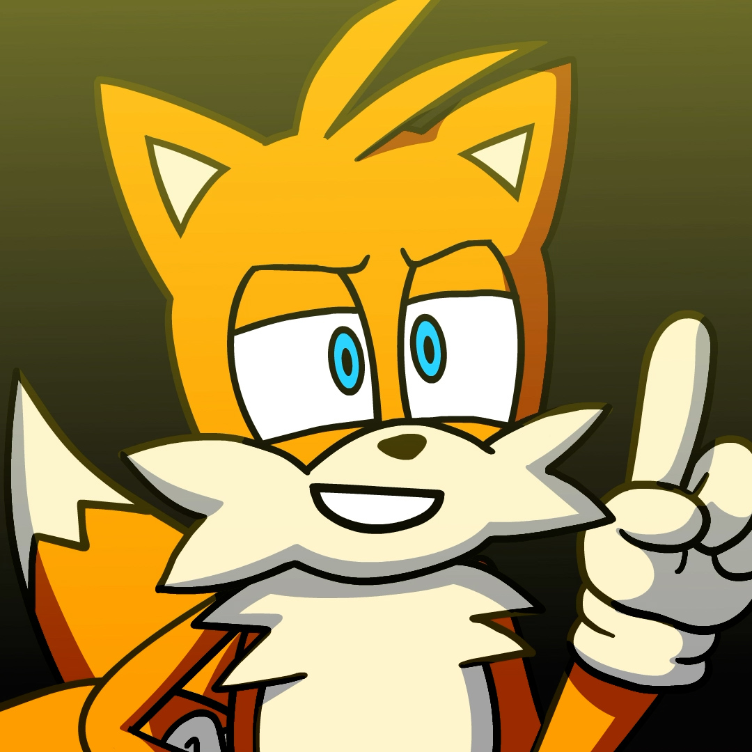 Tails The Fox Smiling