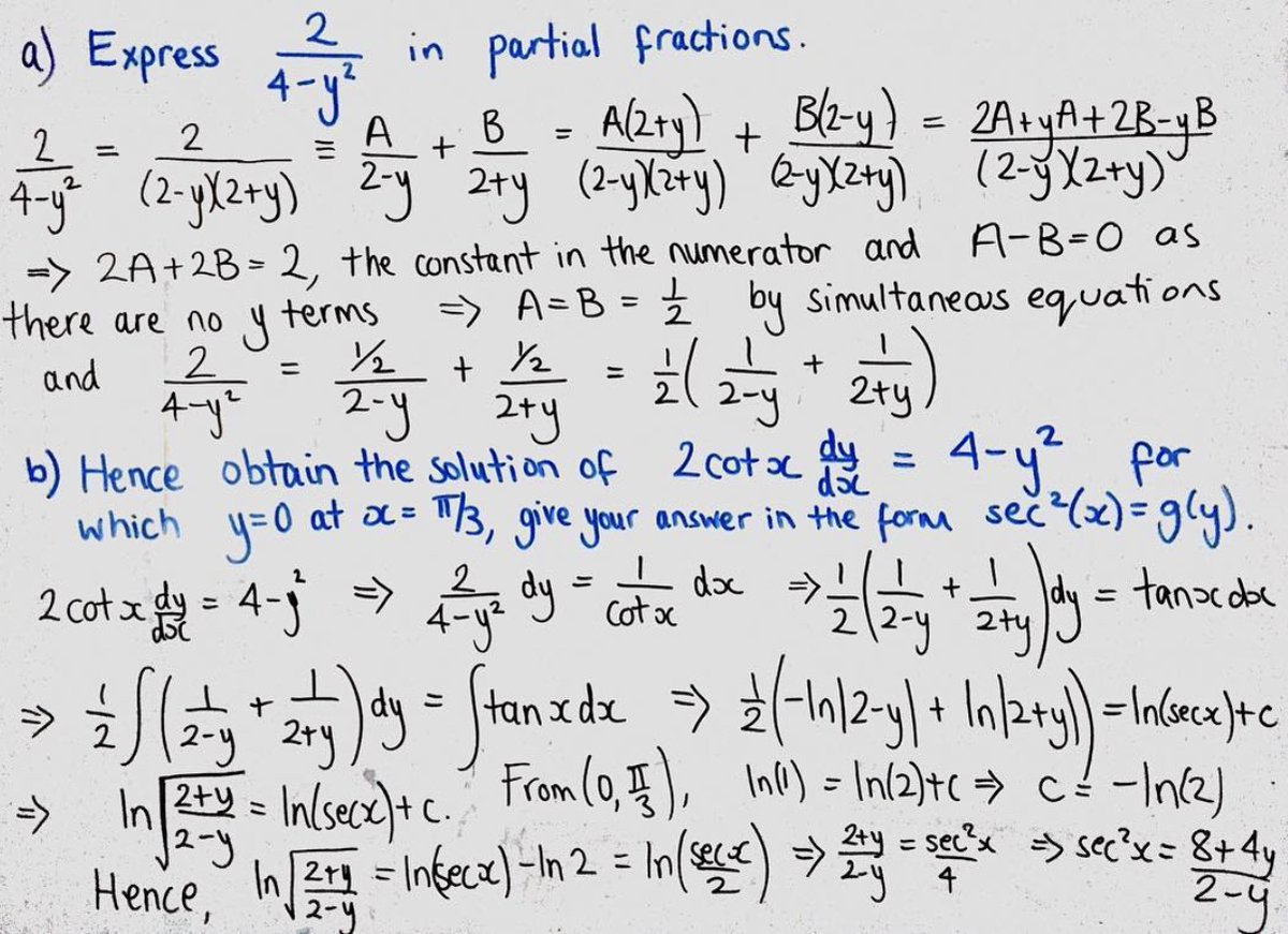 Integration By Partial Fractions