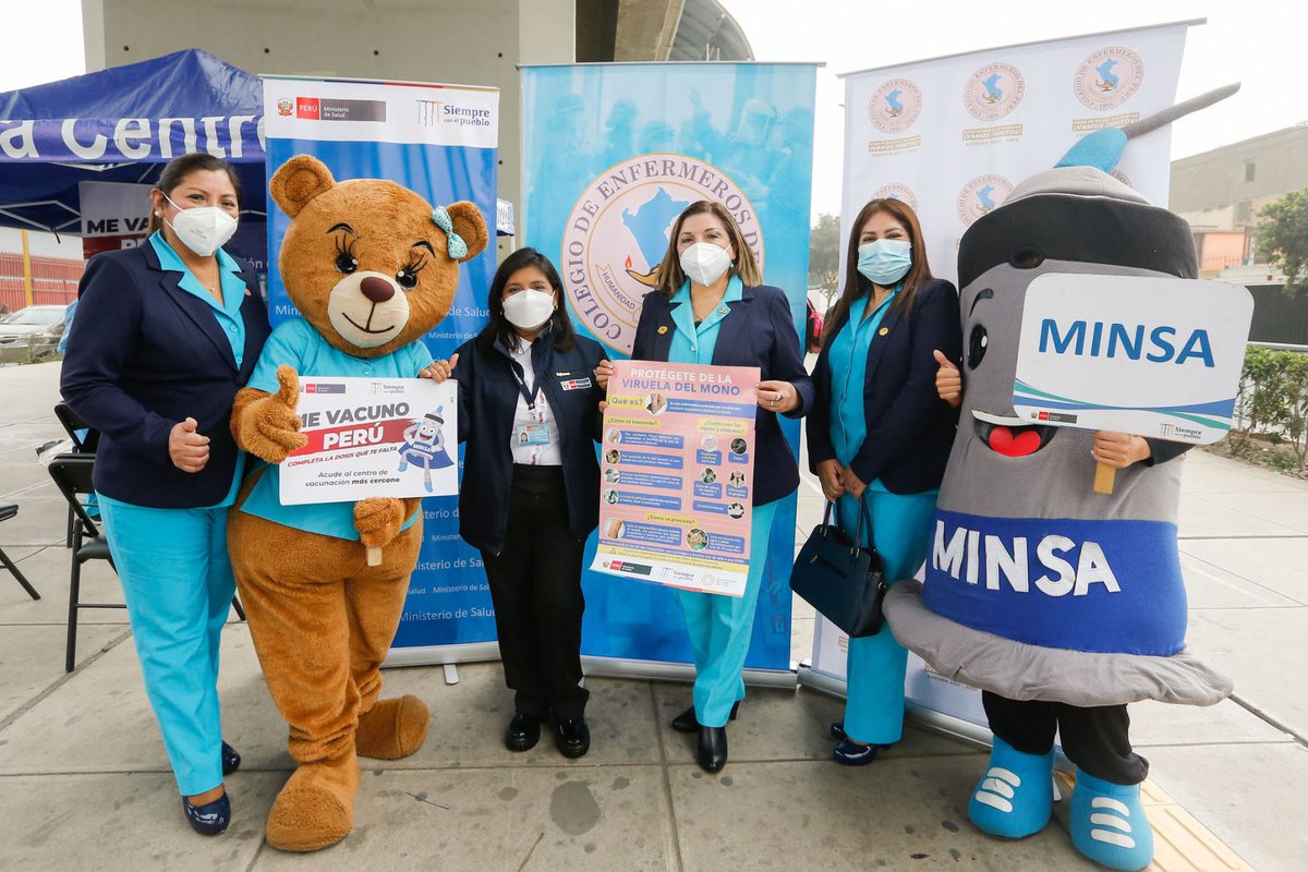 📸 El Minsa_Peru relanza la campaña "Me vacuno en la Línea 1" en las ...