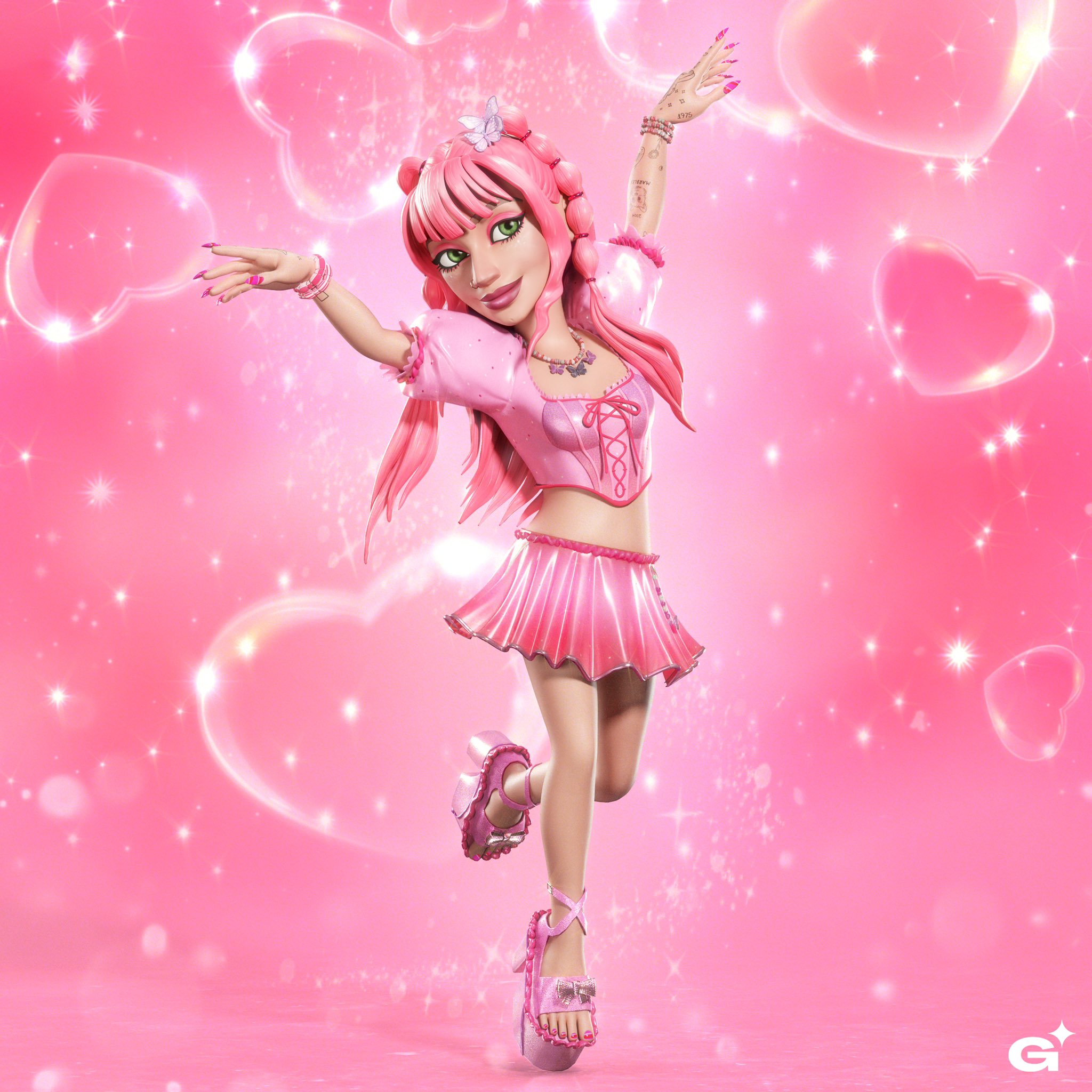 Peach PRC on Twitter: "It’s giving manic dream pixie got to design my lil outfit too https://t ...