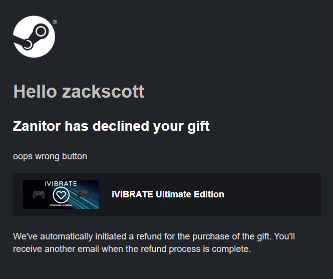 ZackScott on Twitter: "Can't believe @ZanitorTV refused my gift!!! 😡 https://t.co/UFjbysqKr2 ...